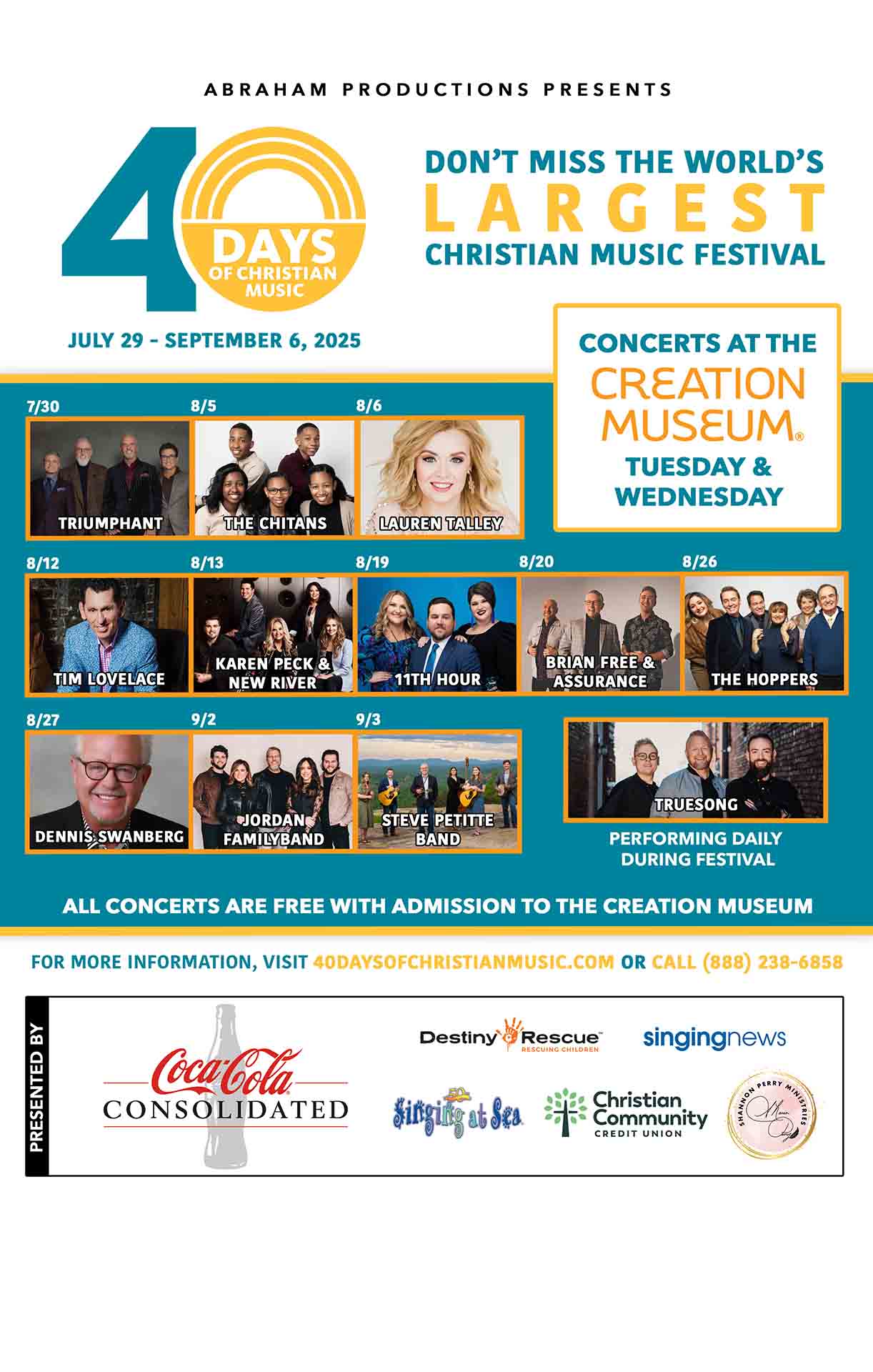 40 Days Of Christian Music | The World's Largest Christian Music Festival