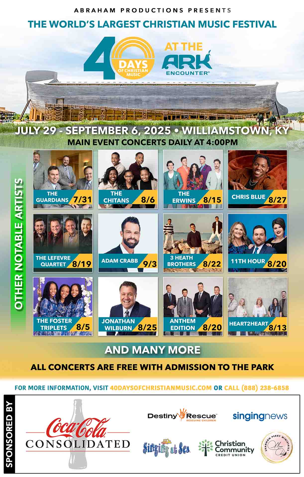 40 Days Of Christian Music | The World's Largest Christian Music Festival